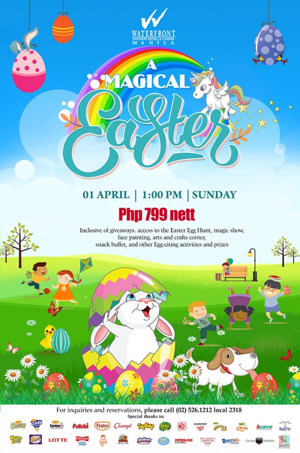 It's a Magical Easter at Waterfront Manila Pavilion Hotel - COOK MAGAZINE