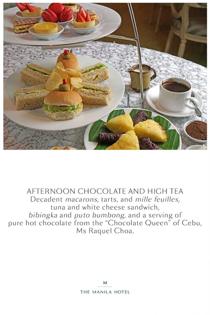 Chocolate and High Tea Afternoons at The Manila Hotel - COOK MAGAZINE