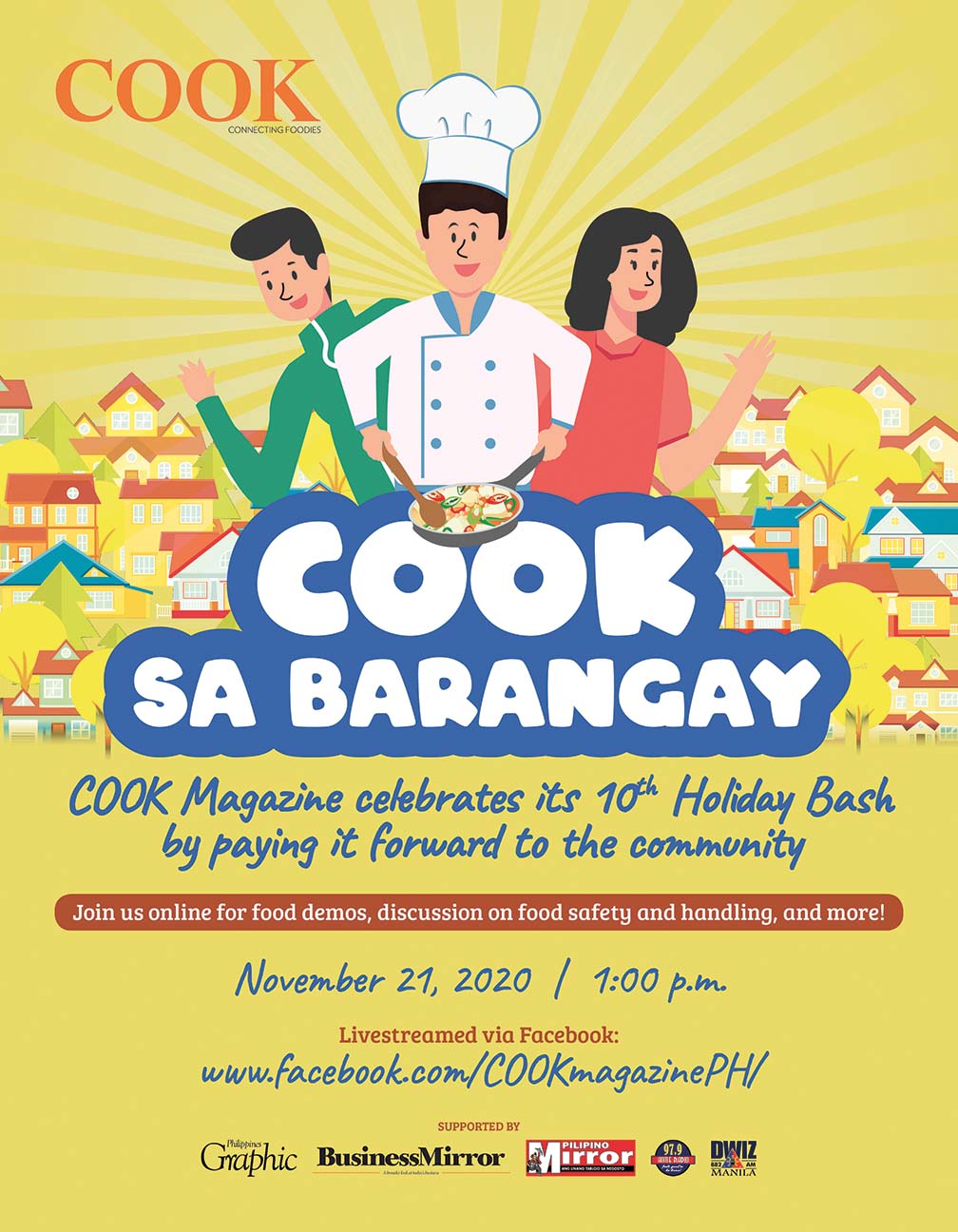 COOK sa Barangay: COOK Magazine celebrates 10th Holiday Bash by paying ...