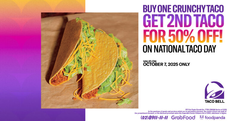 Celebrate National Taco Day at Taco Bell and get two Crunchy Tacos for ...